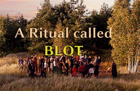 A Ritual Called Blot Boudiccas Bard