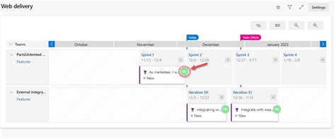 building a roadmap and tracking dependencies across teams with delivery