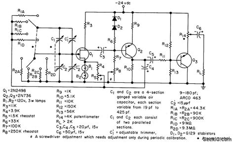 Fet Wien Bridge Oscillator Signal Processing Circuit Diagram