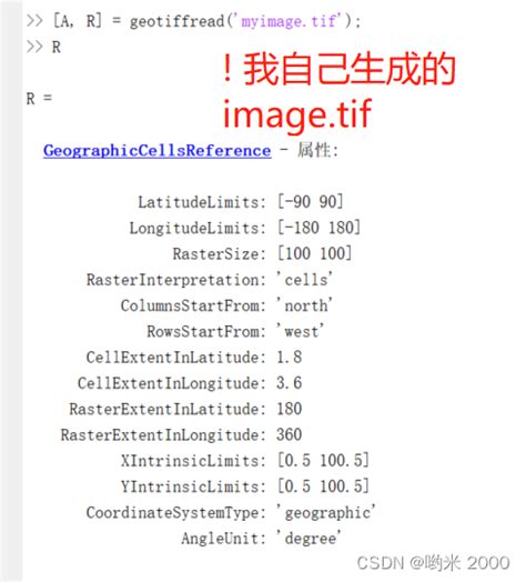 【matlab】笔记：geographiccellsreference 地理坐标知多少？矩阵、空间坐标、地理坐标之间转换等grid Map 和 Raster Map区别 Csdn博客
