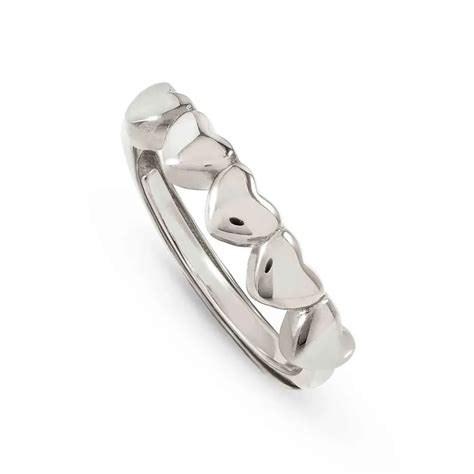 Nomination Armonica Silver Heart Ring Andrew Berry Jewellery