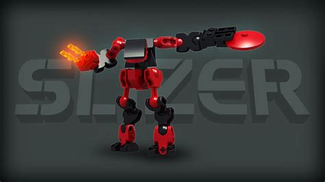 [digital Render] Fire Slizer Throwbot Torch Lego Creations The
