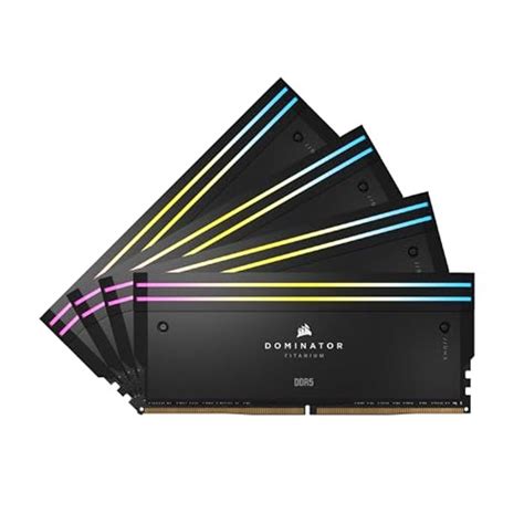 Corsair Dominator Titanium Rgb 64gb 4x16gb Ddr5 6400mhz Vs Dominator Titanium Rgb 64gb 2x32gb