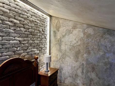 Создайте стильный интерьер с акцентом на текстуре с помощью декоративной штукатурки Этот