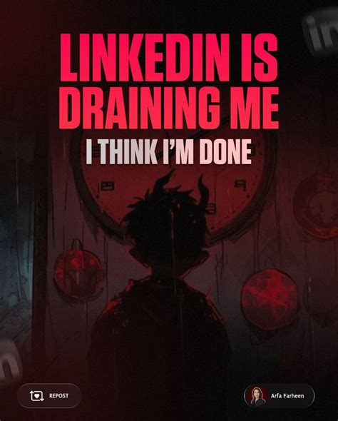 Arfa Farheen On Linkedin Linkedin Is Draining Me I Think Im Done