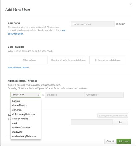 Add Useradmin In Mongodb Atlas Stack Overflow