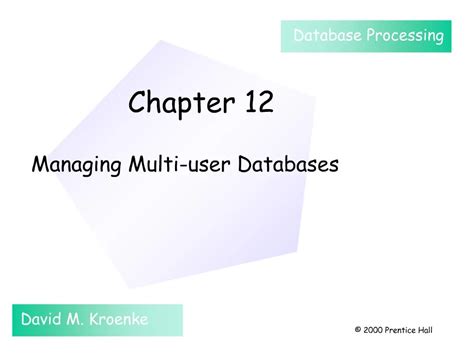 Ppt Managing Multi User Databases Powerpoint Presentation Free