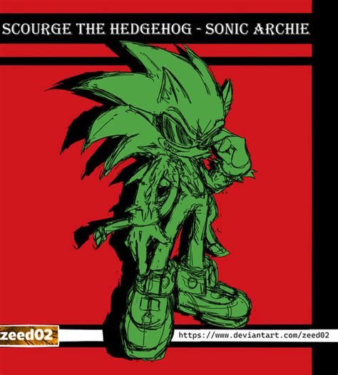 Scourge The Hedgehog Sonic Archie By Zeed02 On Deviantart