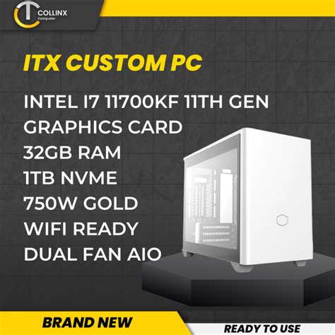[ Itx Mini Pc Build N ] Intel Core I7 11700kf 11th Gen Desktop 32gb Ram Nvidia Rtx Rx Gpu