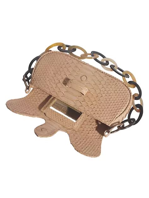 Shop Adriana Castro Alicia Mini In Python Saks Fifth Avenue