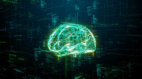 Neural Network Brain Concept Digital Representation Of A Human Brain