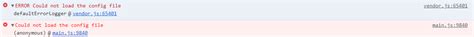 Angular Could Not Load The Config File In Service Vendor Js 65401