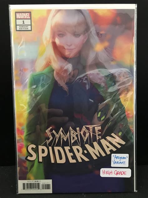 Marvel Comics No 1 Symiote Spider Man Artgerm Variant