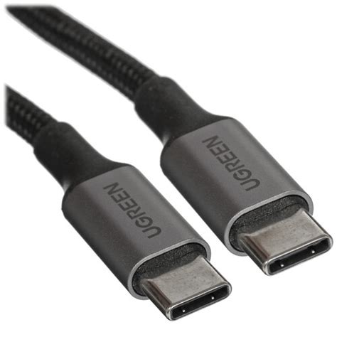 Купить Кабель круглый Ugreen Usb Type C Usb Type C серый 1 5 м в интернет магазине Dns