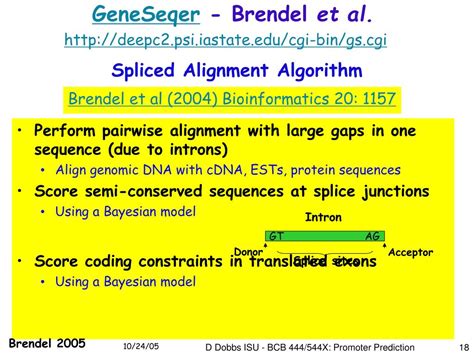 Ppt 102405 Promoter Prediction Rna Structure And Function Prediction