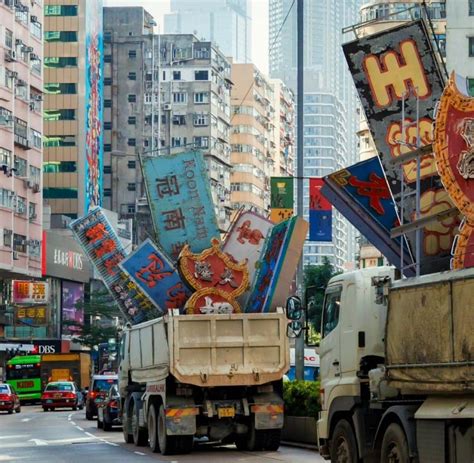 더쿠 이젠 과거의 추억이 되어버린 홍콩 네온사인 간판