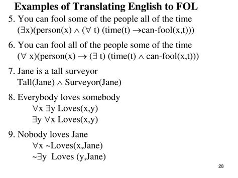 Ppt First Order Logic Fol Powerpoint Presentation Free Download Id4115563