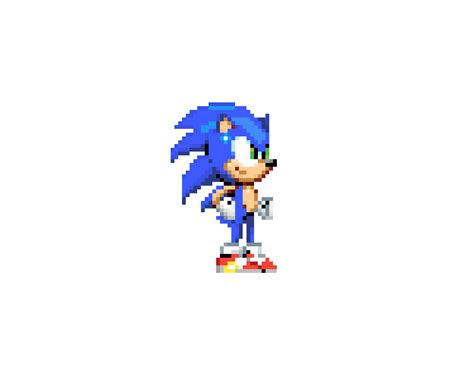 Pixilart Sonic Walking By Tristan777
