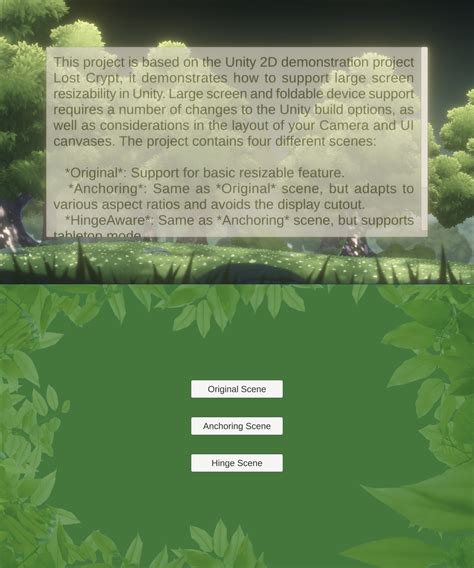 Make Your Unity Game Great On All Form Factors Android Game Development Android Developers