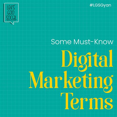Digital Marketing Terms Lgs Gyan Digital Marketing Social Media