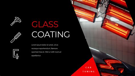 Car Tuning Shop Easy PowerPoint Design