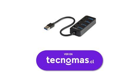 Tecnomascl Hb30a4aib Hub Usb 30 Startech A 4 Puertos Usb 31