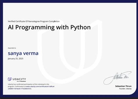 Sanya Verma On Linkedin Aws Ai Machinelearning Python Nanodegree