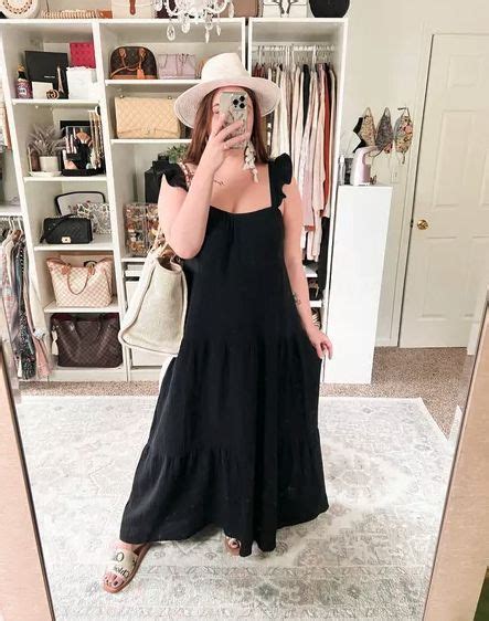 Ella Flutter Strap Cotton Maxi … Curated On Ltk