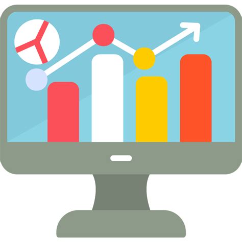 Analytics Chart Earnings Sales Report Statistics Stats Icon