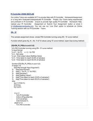 Pi Controller PDF
