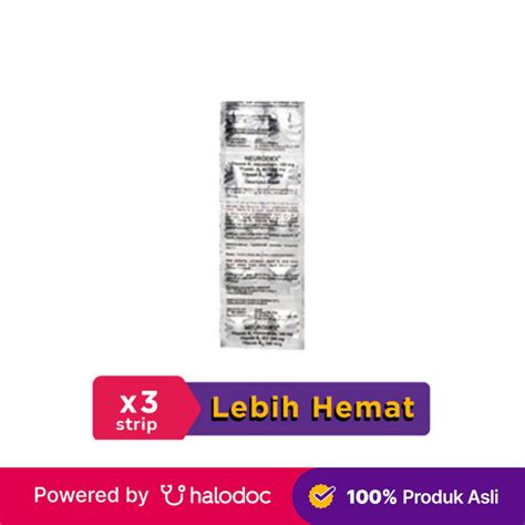 Jual Neurodex 3 Strip 10 Tabletstrip Hemat Borongan Kota Bandung