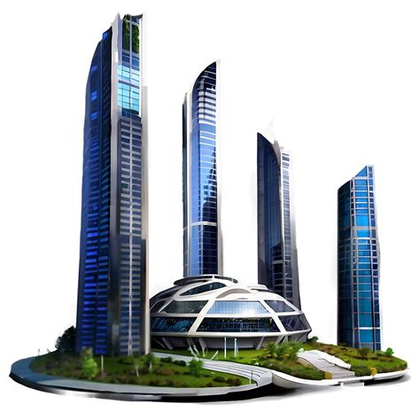 Download Futuristic City Building Png Xav