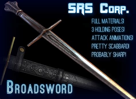 Second Life Marketplace Srs Corp Broadsword