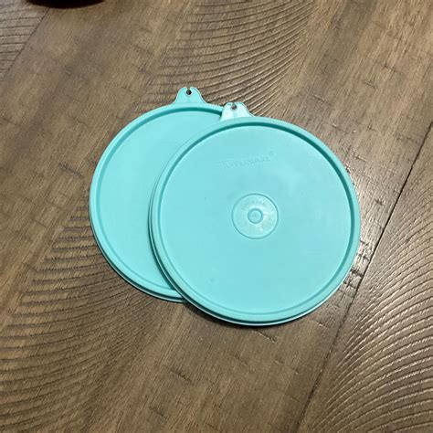 Tupperware 238 B Replacement Lids Seal Cover 55 “ Lot Of 2 Wondelier