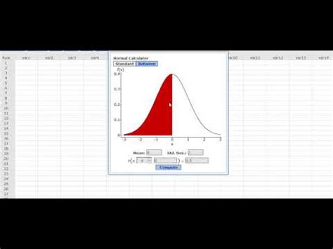 Standard Normal Table Z Score Statcrunch Neloblogs