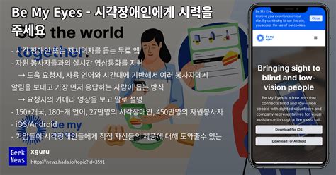Gn Llavavision Llamacppllava로 만든 Be My Eyes 웹앱 읽을거리and정보공유 파이