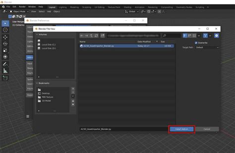 How To Use Blender Asset Importer Addon A23d