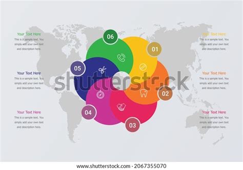 Vector Circle Infographic Template Diagram Graph Stock Vector Royalty Free 2067355070