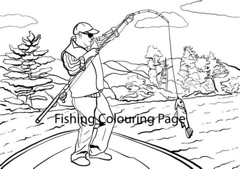 Colouring Pictures Of Fishing