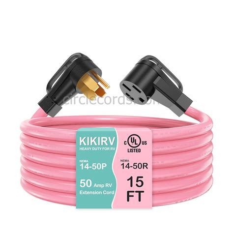 Circlecord 50 Amp 15 Feet Ev Tesla Extension Cord 220v Extension Cord And 240v Extension Cord