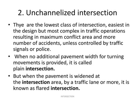 Intersectiontypes Pptx Rail Travel Travel Type