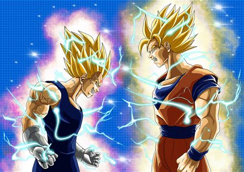 Majin Vegeta Vs Ssj2 Teen Gohan Anime Dbz Dbs Shorts Otosection