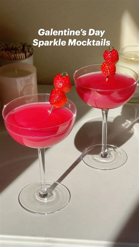 Galentines Day Sparkle Mocktails Galentines Mocktails Edible Glitter