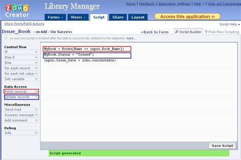 How Can I Update Records In A Form Using Deluge Script