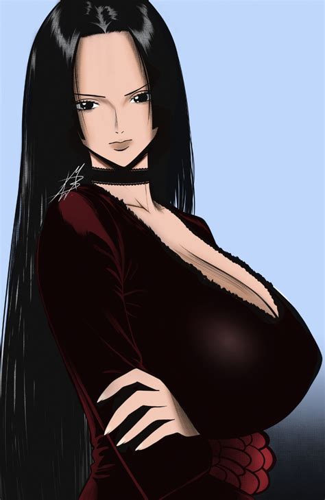Rule 34 1girls Big Breasts Black Eyes Black Hair Boa Hancock Breasts