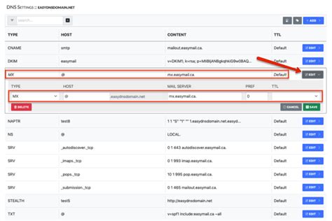 New DNS Editor EasyDNS Knowledge Base