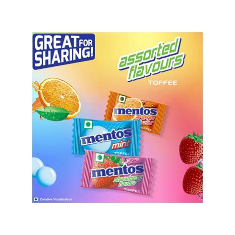Mentos Rainbow Chewy Candy Assorted 40 Pcs Price Buy Online At ₹50
