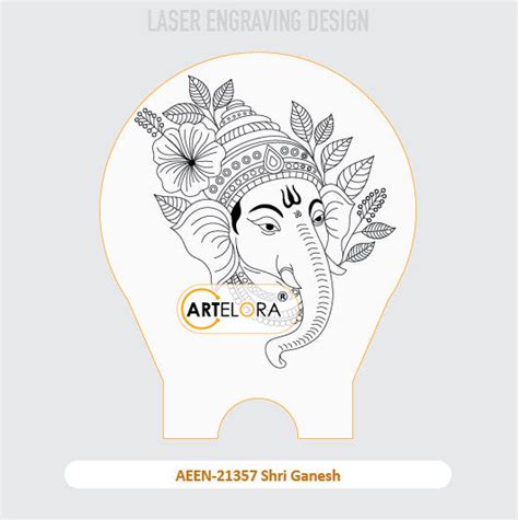Laser Engraving Shri Ganesh Artelora