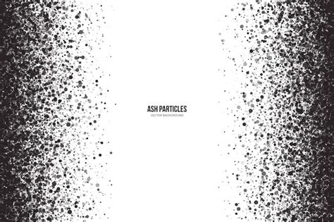 Premium Vector Black Ash Particles Abstract Background