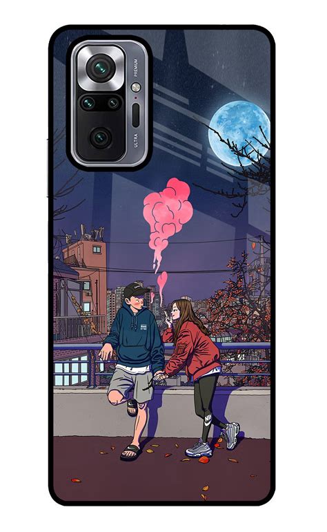 Buy Now Chilling Couple Glass Case For Redmi Note 10 Pro Max Online